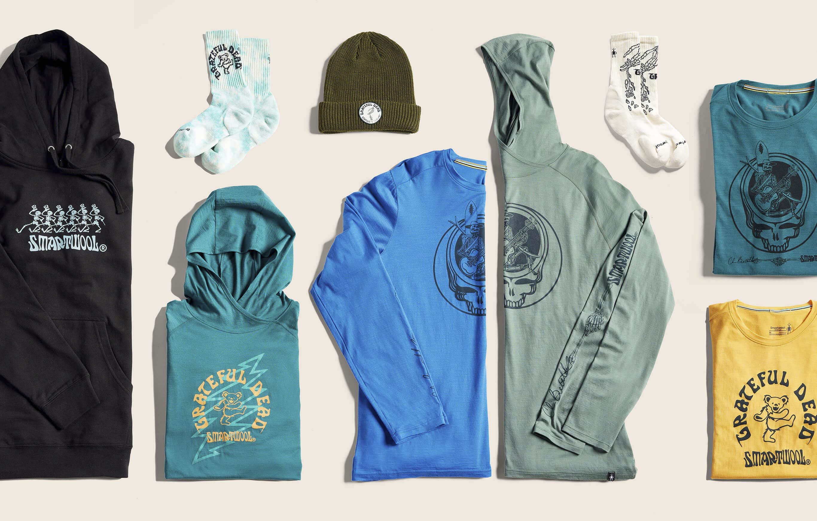 Grateful Dead x Smartwool: Iconic Wool Apparel