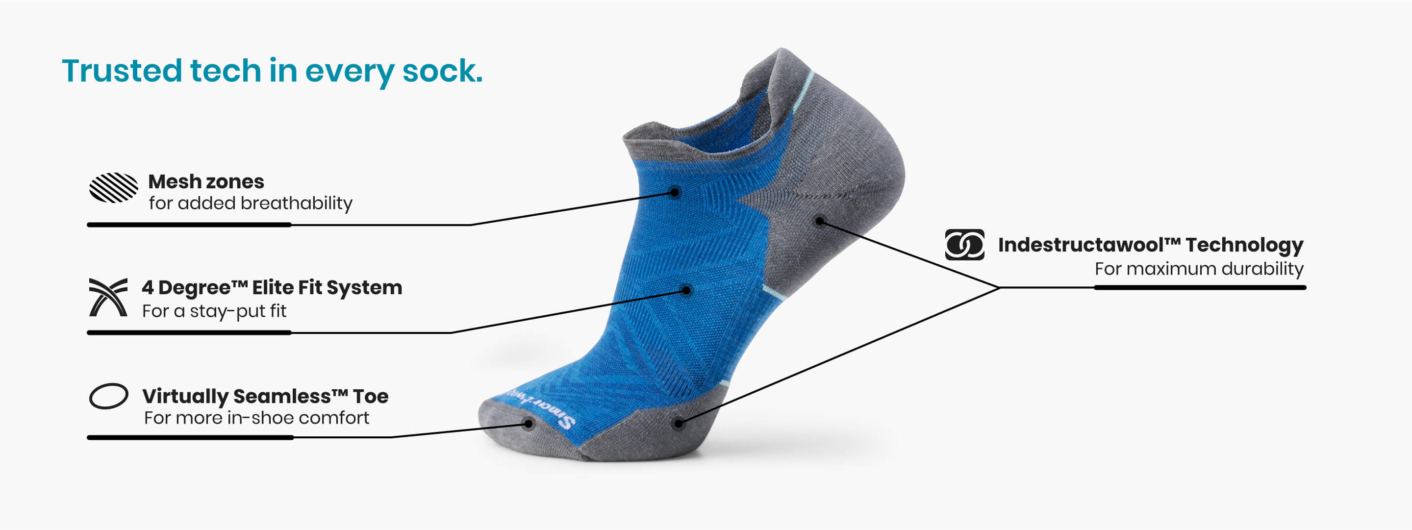 Best Merino Wool Running Socks | Smartwool®