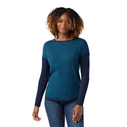 Women's Shadow Pine Colorblock Crew Sweater - Smartwool CA