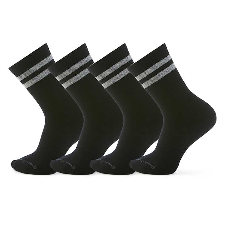Everyday Athletic Striped Crew Socks 4-Pack - Smartwool CA