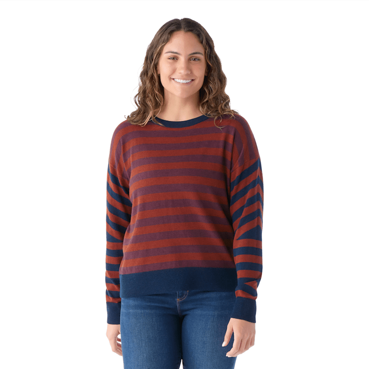 Women's Edgewood Boyfriend Crew Sweater - Smartwool CA