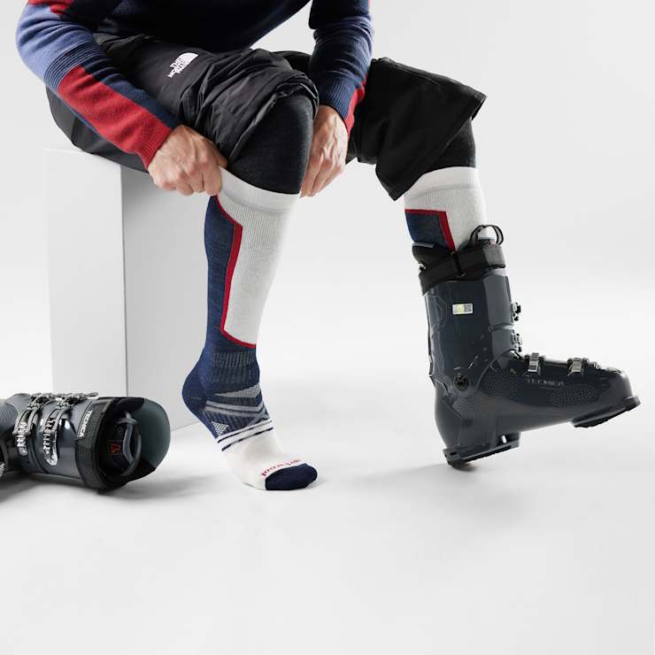 (取寄) スマートウール メンズ スキー フル クッション オーバーザカーフ ソックス Smartwool men Ski Full Cushion Over-the-Calf Socks Taupe Ski Over The Calf Socks - Smartwool US